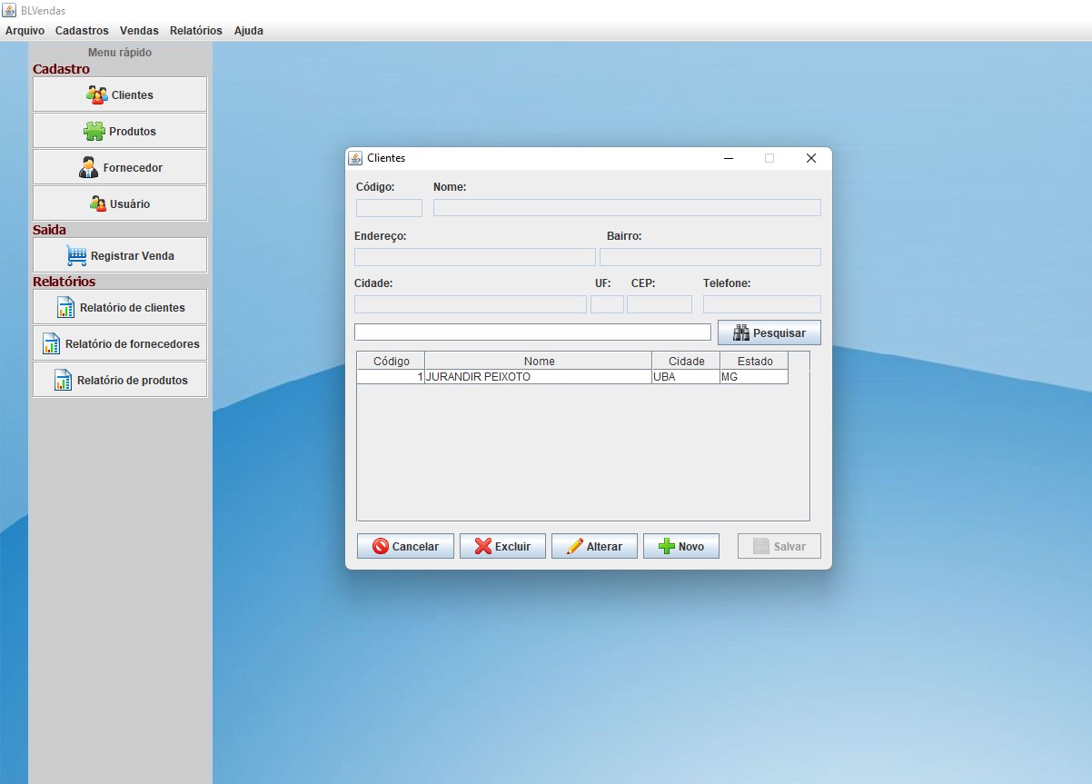 Código Fonte Sistema De Vendas Em Java + Mysql + Jpa