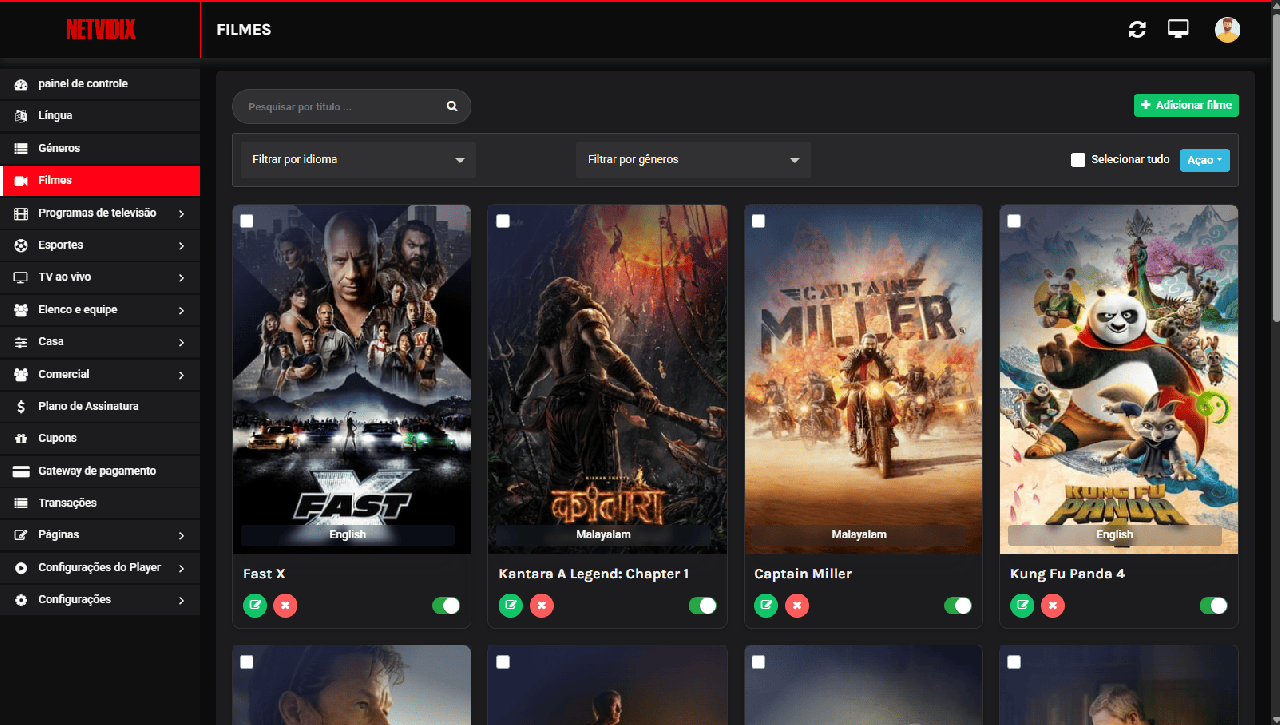 Script PHP Streaming, IPTV, Digital TV – PHP 8.2+
