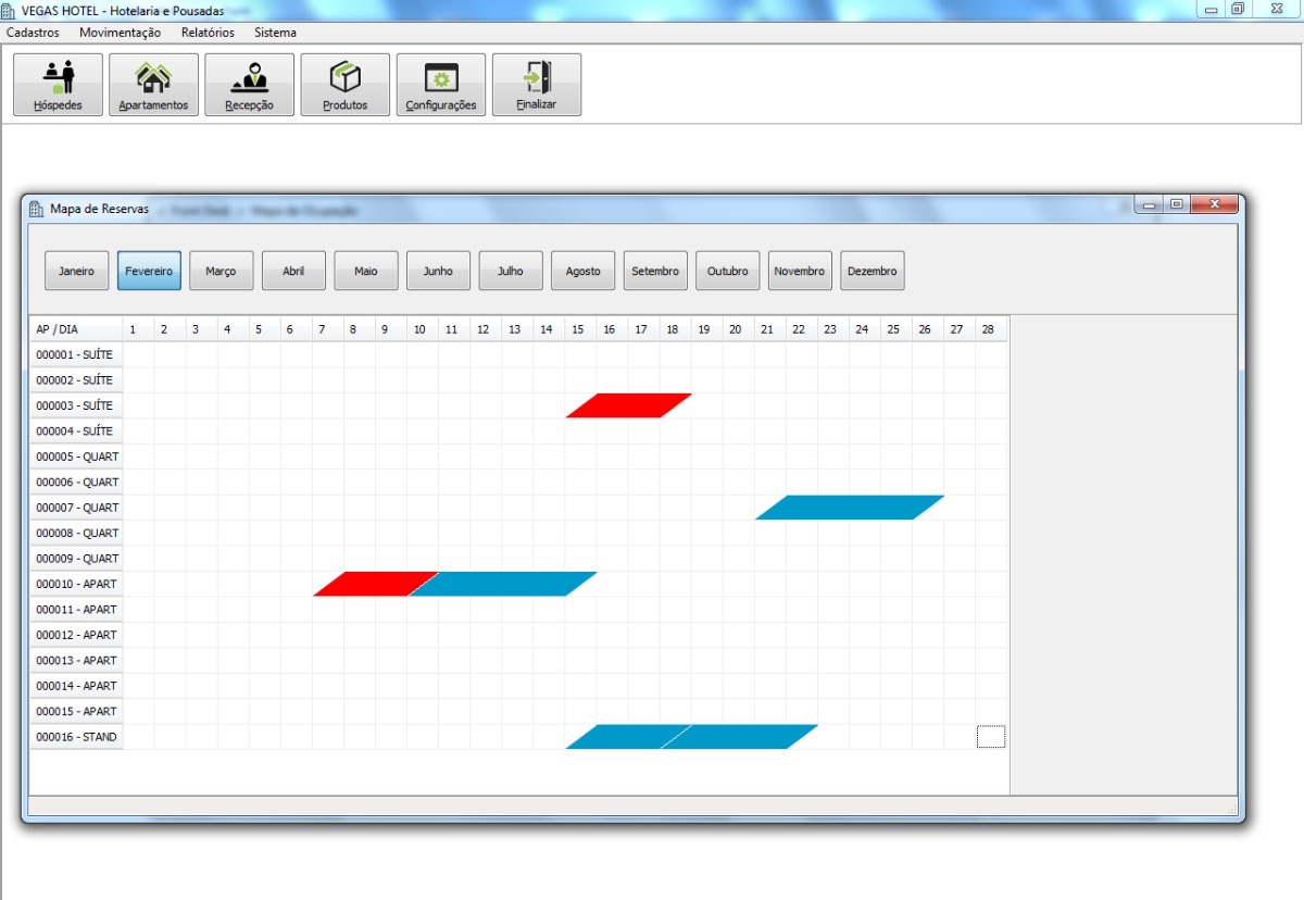 Sistema para Hotéis e Pousadas com código fonte em Delphi Seattle 10.0
